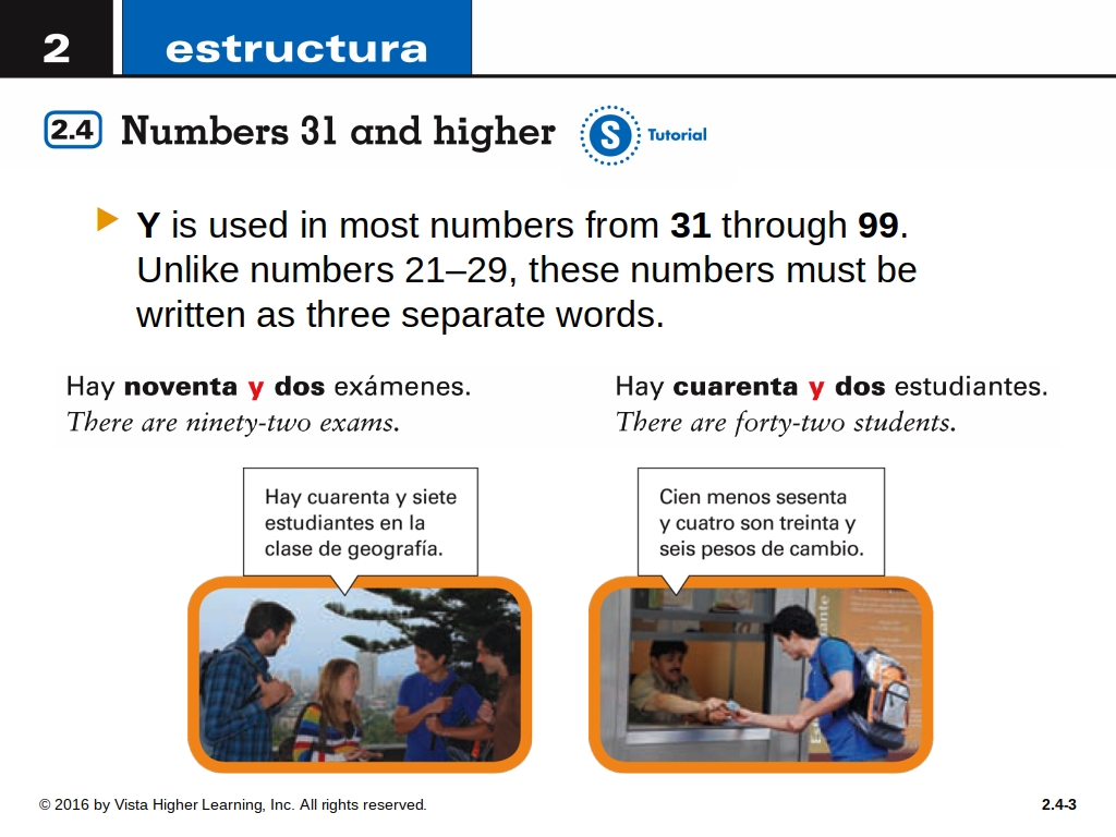 Los números - explicación