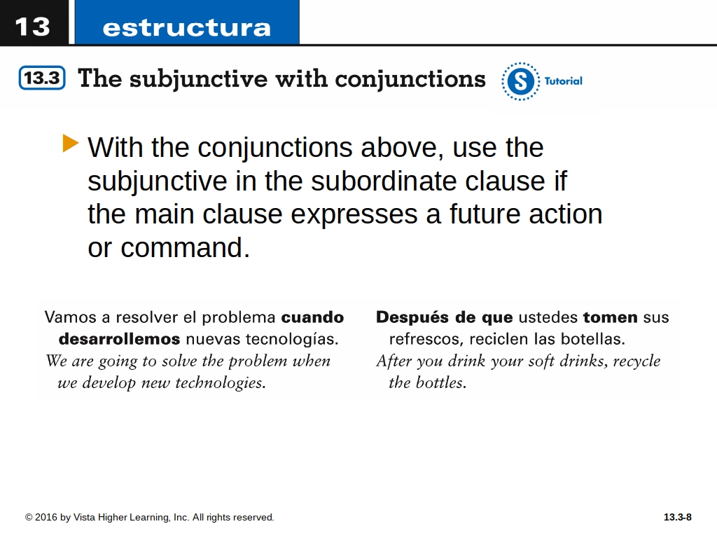 Subjuntivo en cláusulas adverbiales - explicación